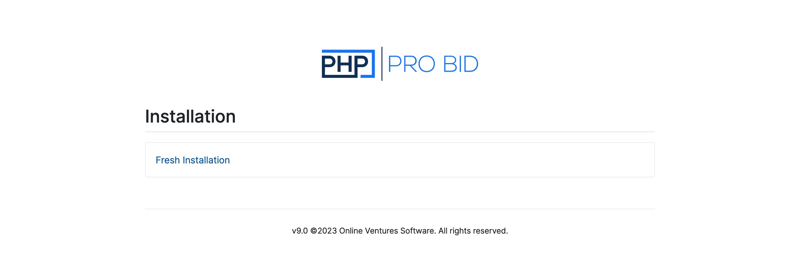 Fresh Installation / Installation Tutorial / Documentation [V9.2]
